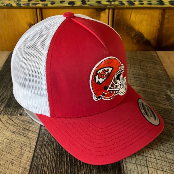 Snapback | Accessories | Custom Made Kc Chiefs Hat | Poshmark